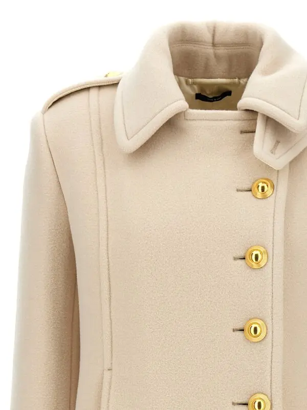 TOM FORD Single-breasted Wool Coat