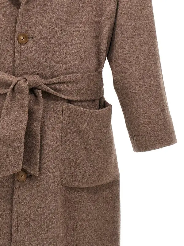 Etro Single-breasted Wool Coat