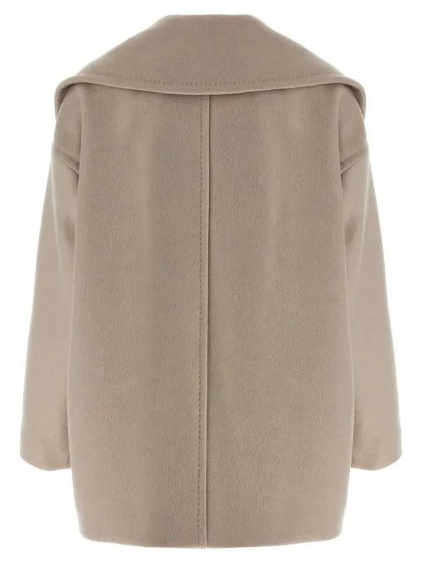 Max Mara Mario Double-breasted Cashmere Coat - Cream
