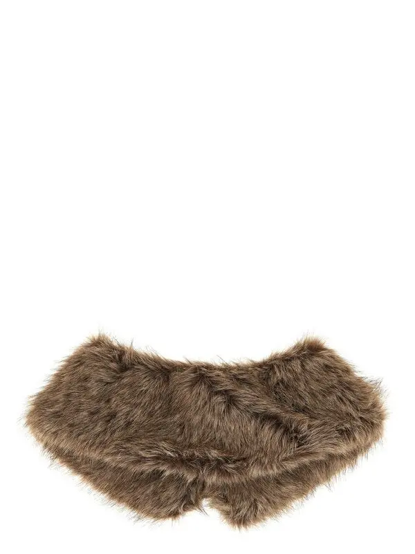 P.a.r.o.s.h Faux Fur Collar With Hook Closure
