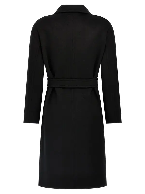 Max Mara Melinda Double Cashmere Coat - Black