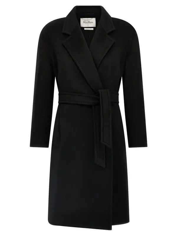 Max Mara Melinda Double Cashmere Coat - Black