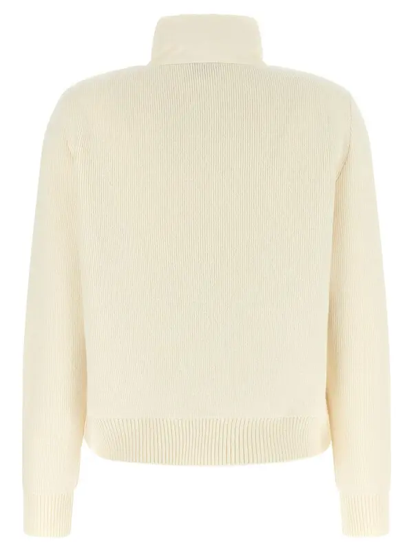 Moncler Diamond Quilted Padded Cardigan With Ribbed Knit Sleeves