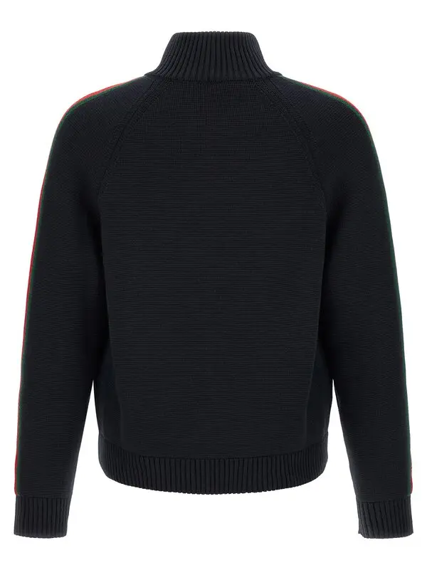 Gucci Wool Web Ribbon Knitted Jacket
