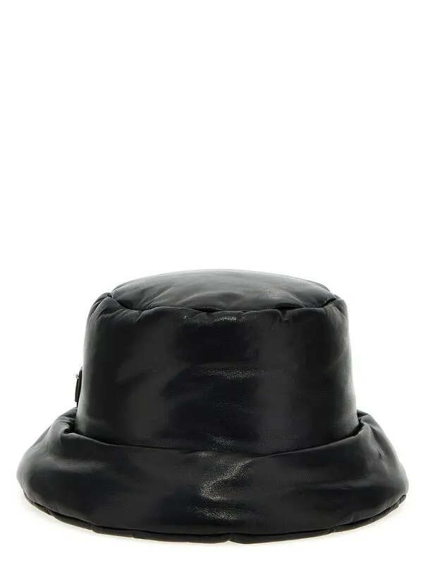 Prada Nappa Leather Bucket Hat