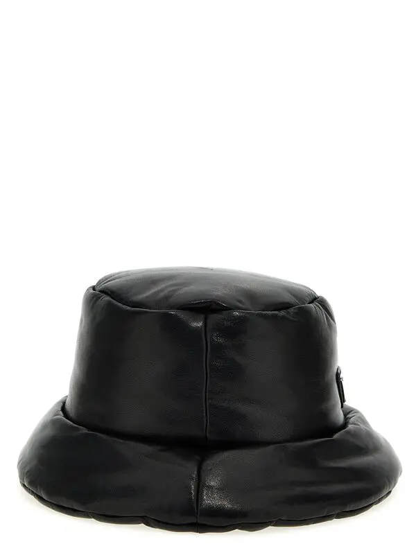 Prada Nappa Leather Bucket Hat
