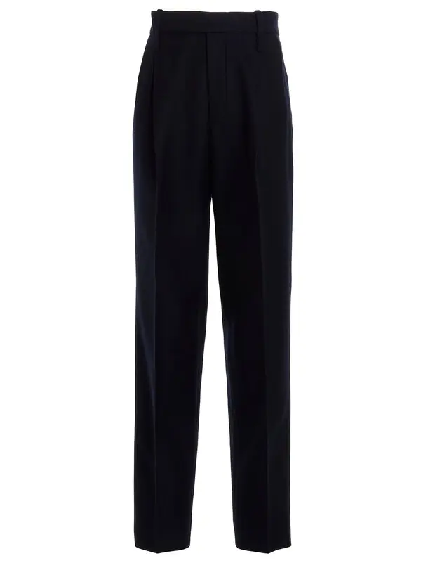 Gucci Pleated Wide-leg Jeans - Blue