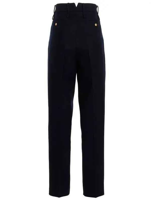 Gucci Pleated Wide-leg Jeans