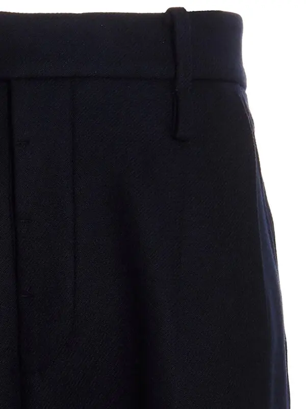 Gucci Pleated Wide-leg Jeans