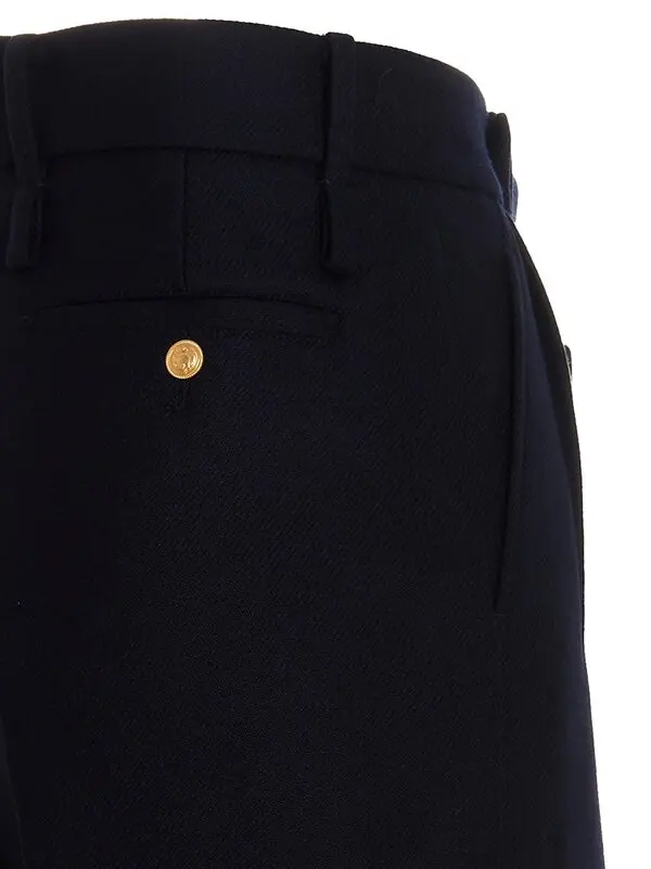 Gucci Pleated Wide-leg Jeans
