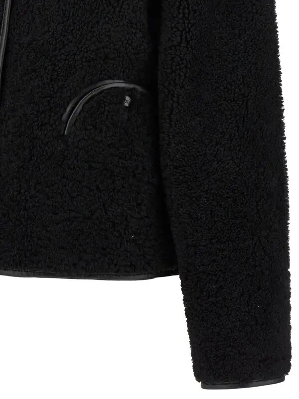 BLAZÉ MILANO Reversible Suede And Shearling Jacket