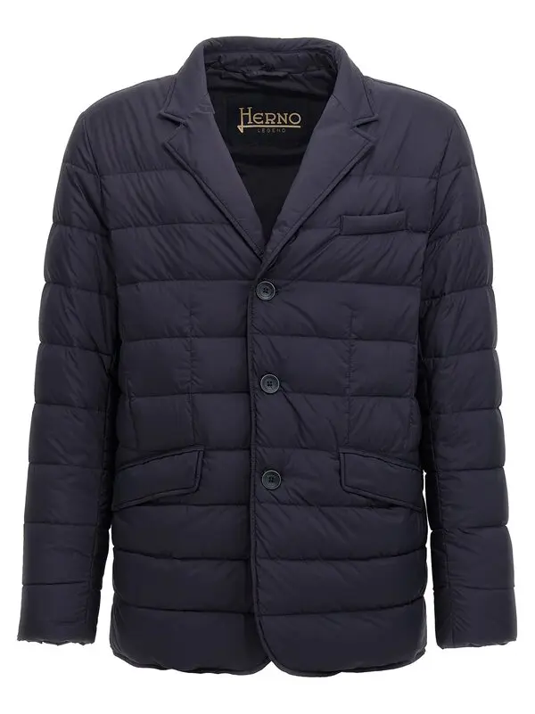 Herno Harness Insert Blazer - Blue