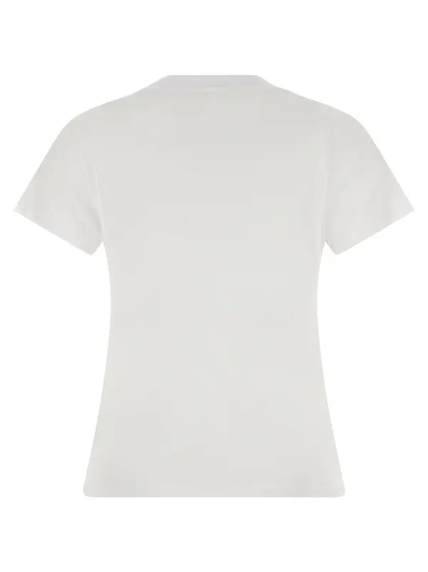 GANNI Tiger" Organic Cotton T-shirt - White