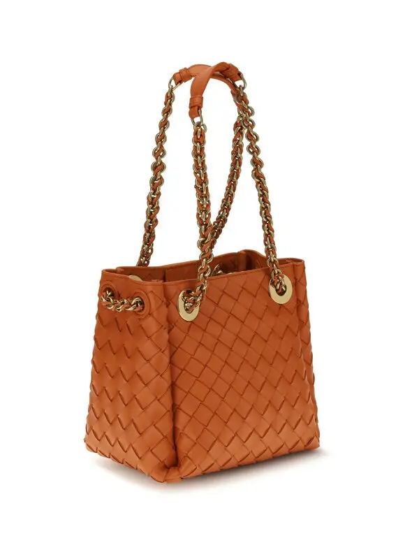 Bottega Veneta Small Parachute Shoulder Bag - Orange