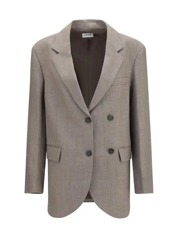 P.a.r.o.s.h Virgin Wool Double-breasted Blazer