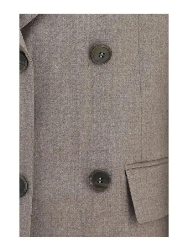 P.a.r.o.s.h Virgin Wool Double-breasted Blazer