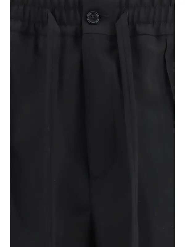 Valentino Garavani Vlogo Embroidered Cotton Gabardine Pants