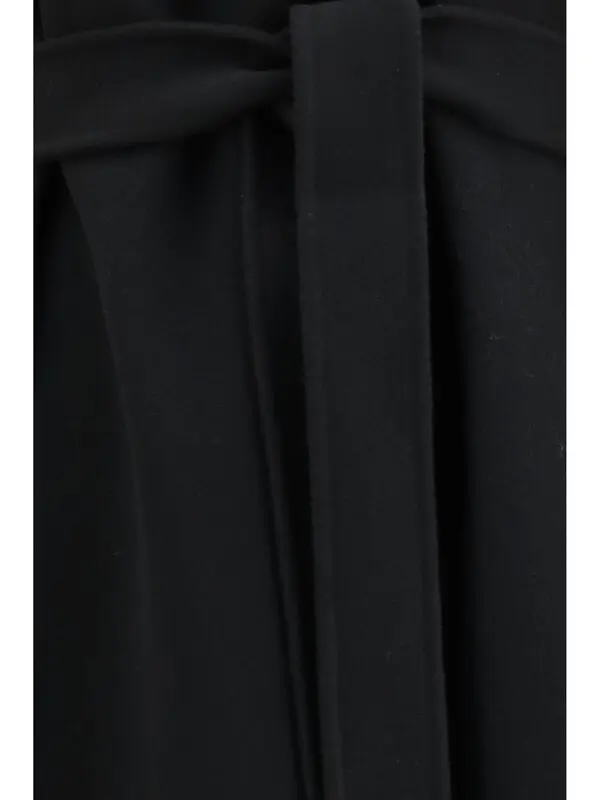 Max Mara Poldo Virgin Wool Coat - Black