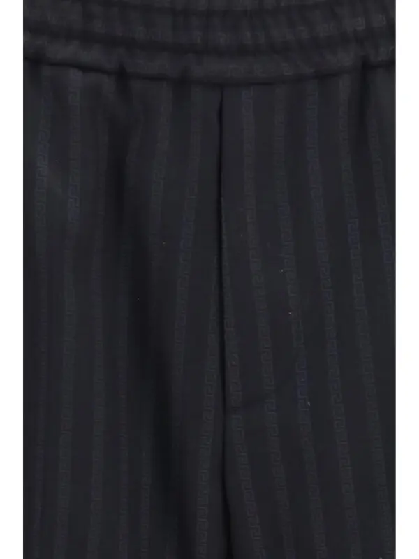 Versace Greek Monogram Pants - Black