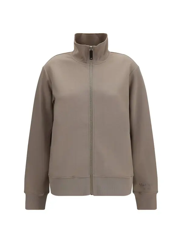 Max Mara S Carezza Cotton-blend Sweatshirt - Cream
