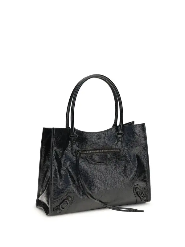 Balenciaga Small Le City Tote Bag - Black