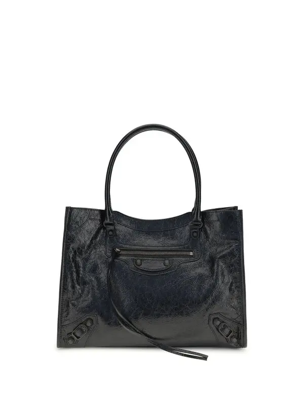Balenciaga Small Le City Tote Bag - Black