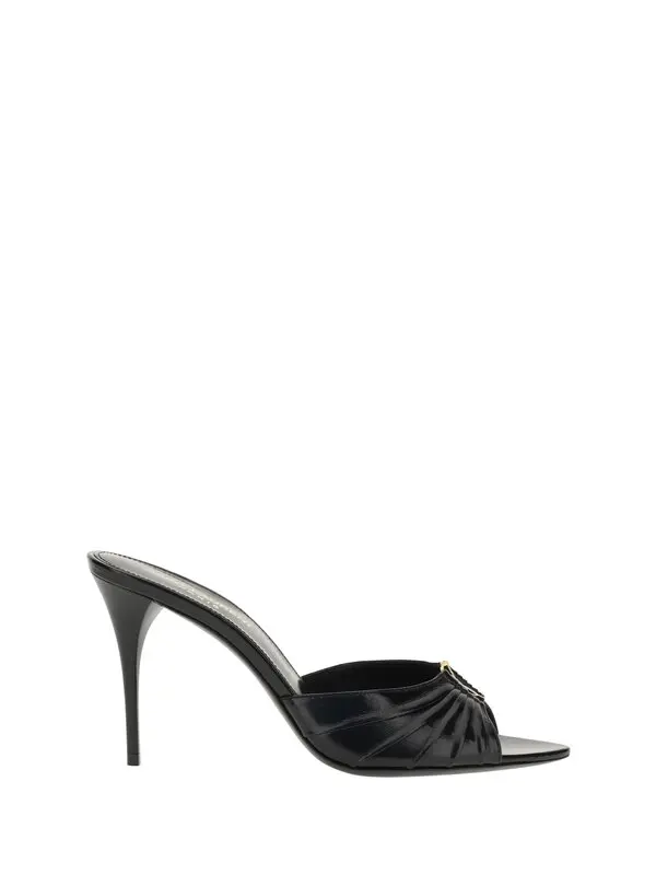 Saint Laurent Babylone Sandals - Black