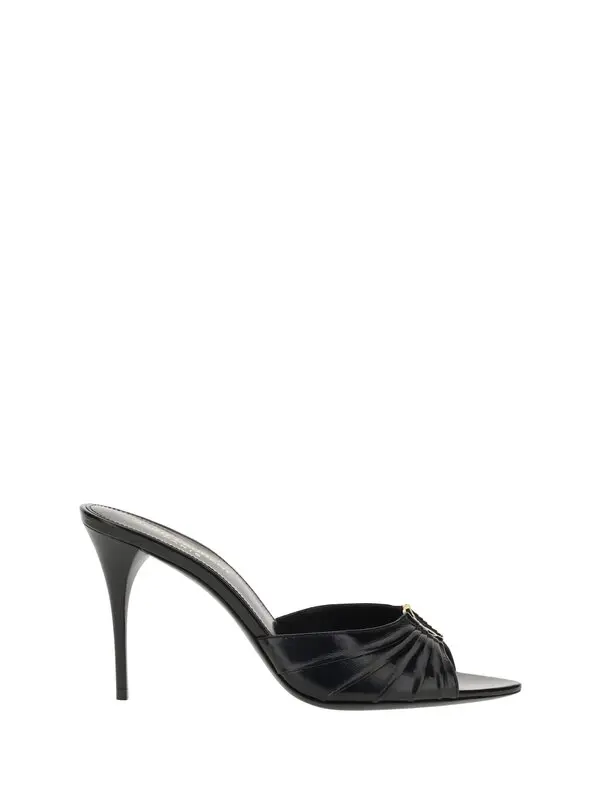 Saint Laurent Babylone Sandals - Black
