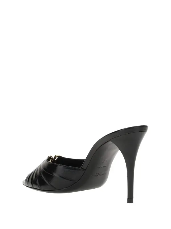 Saint Laurent Babylone Sandals - Black