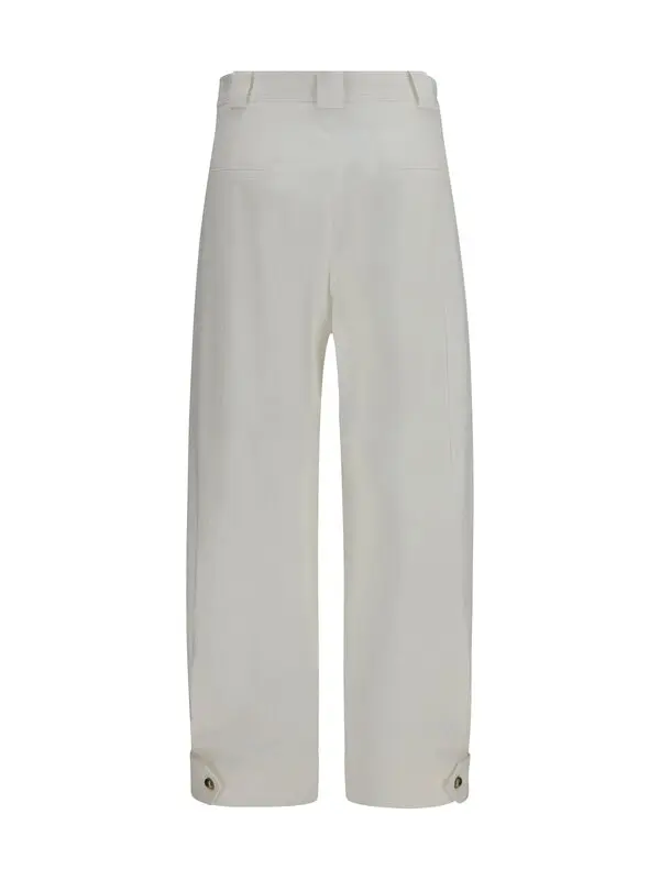 Max Mara Adorni Cropped Pants - White