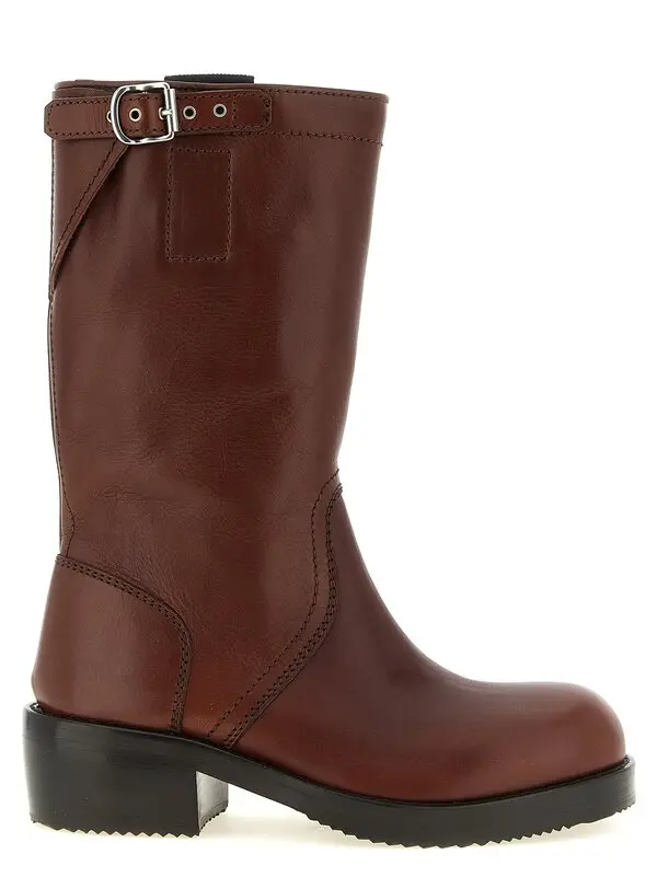 Dries Van Noten Biker' Boots