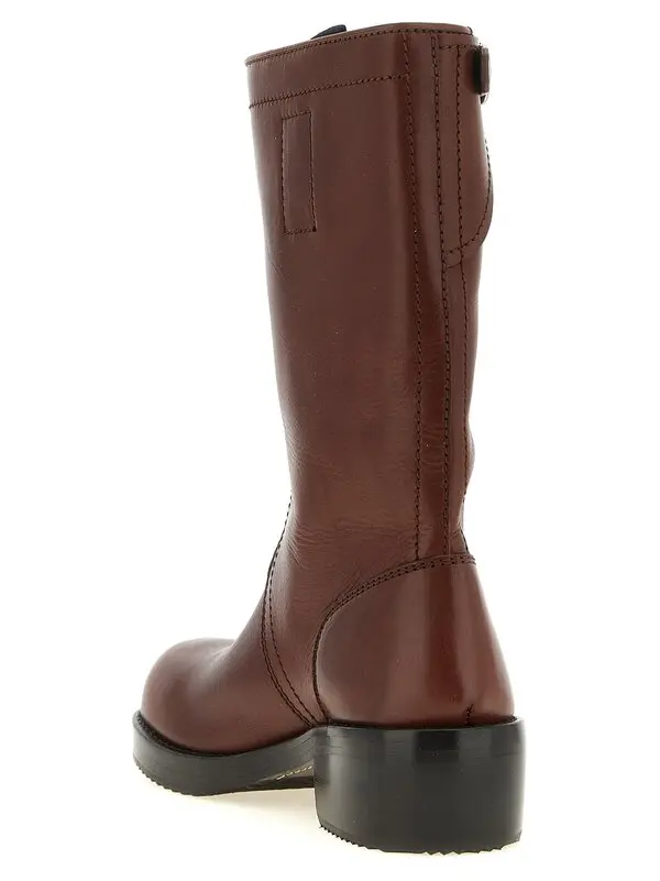 Dries Van Noten Biker' Boots