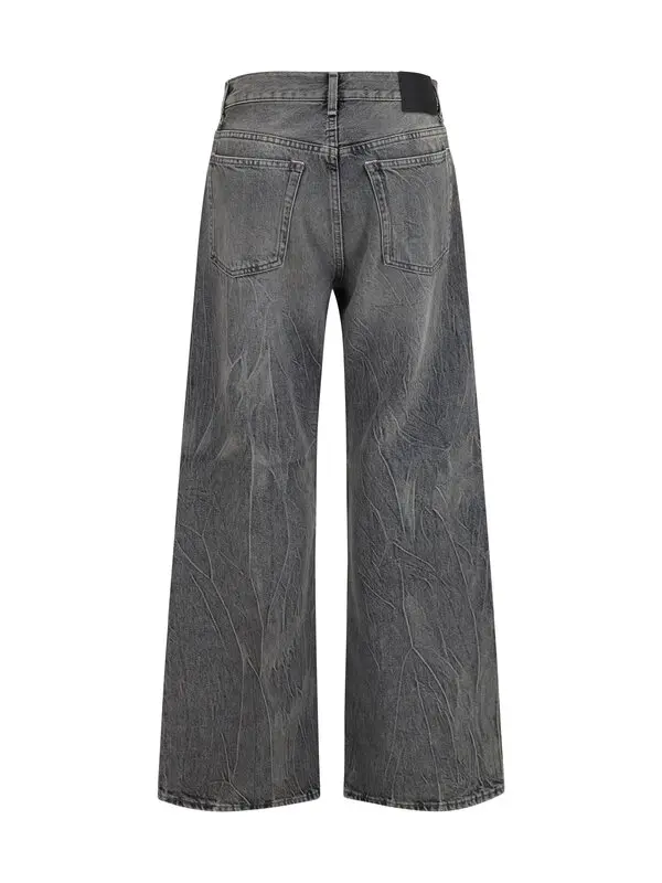 Acne Studios 2021f Wide-leg Jeans - Gray