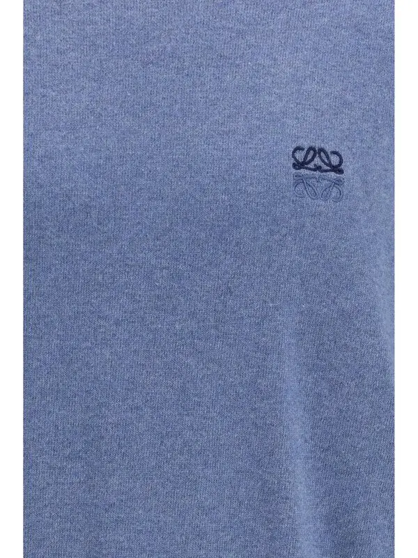 Loewe Cotton And Cashmere Sweater - Blue