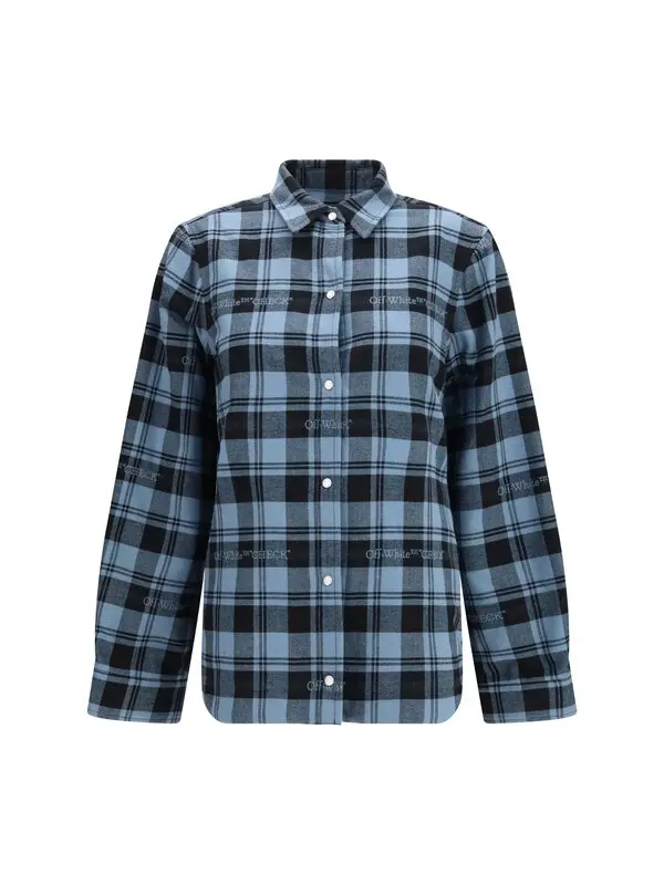 Off-White Check Flannel Padded Overshirt