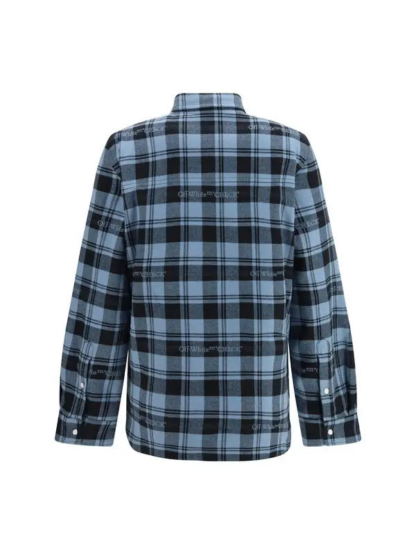 Off-White Check Flannel Padded Overshirt