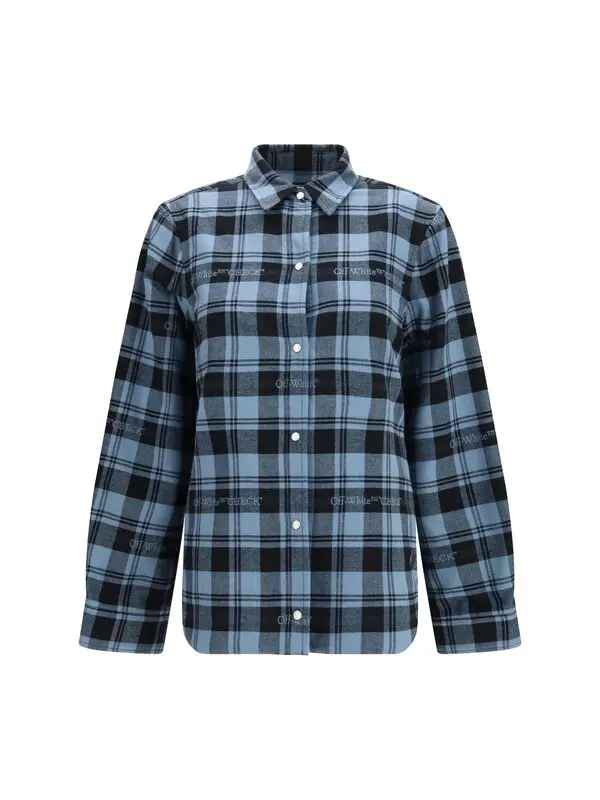 Off-White Check Flannel Padded Overshirt