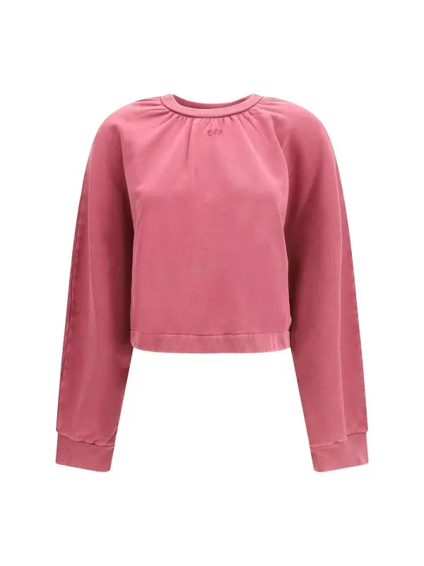 Off-White Off Stamp Balloon Crewneck Sweatshirt - Pink