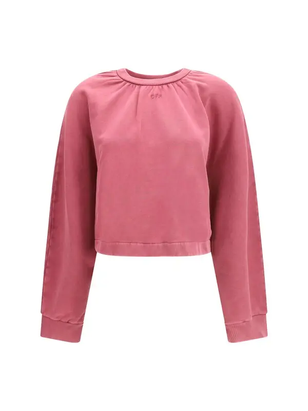 Off-White Off Stamp Balloon Crewneck Sweatshirt - Pink