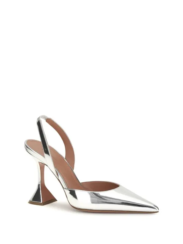 Amina Muaddi Holli Slingback Pumps