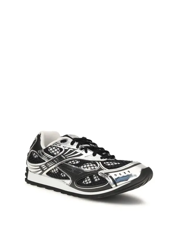 Bottega Veneta Orbit Sneakers - Silver