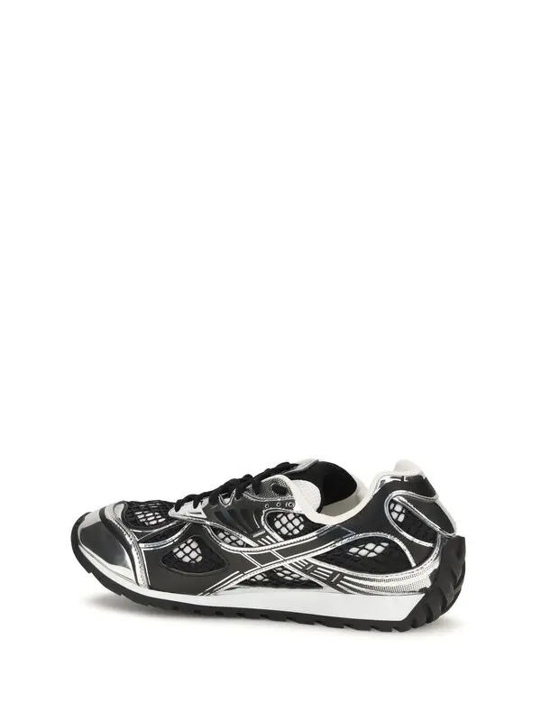 Bottega Veneta Orbit Sneakers - Silver