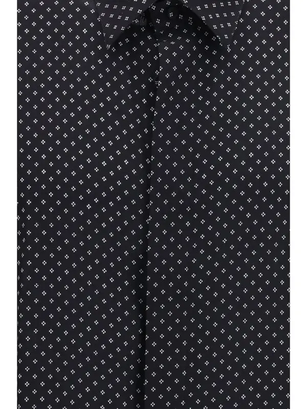 TOM FORD Silk Crêpe De Chine Polka-dot Shirt - Black
