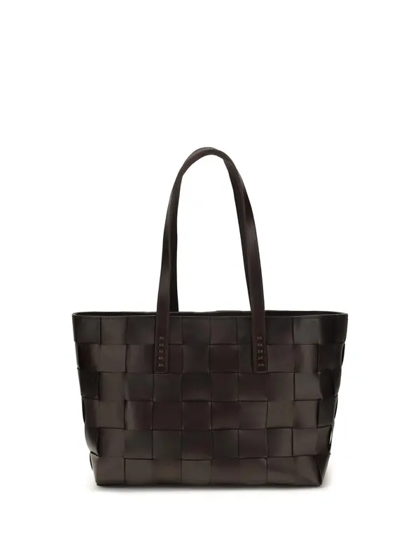 Dragon Diffusion Handwoven Leather Tote Bag