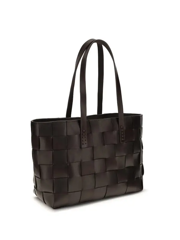 Dragon Diffusion Handwoven Leather Tote Bag