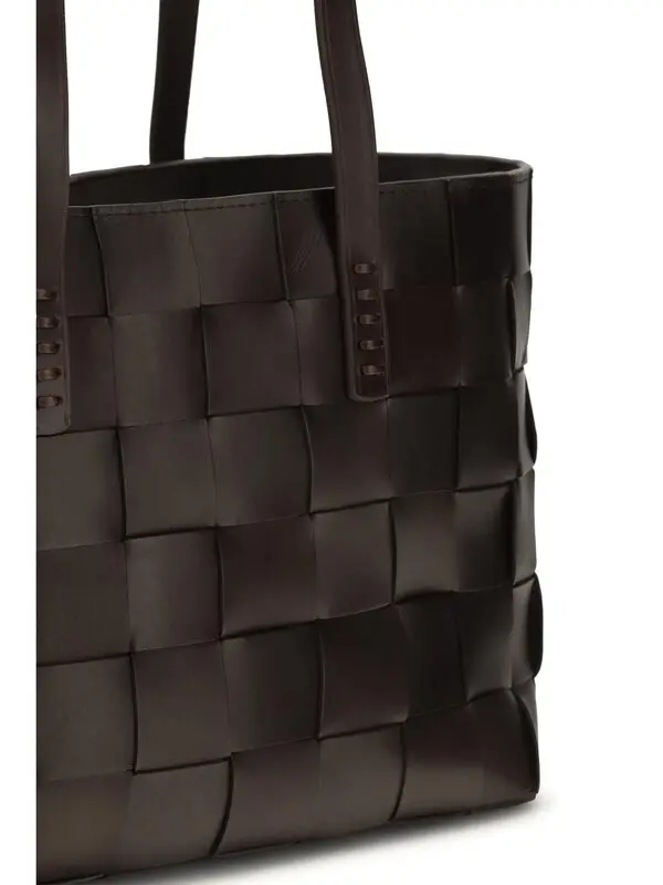 Dragon Diffusion Handwoven Leather Tote Bag