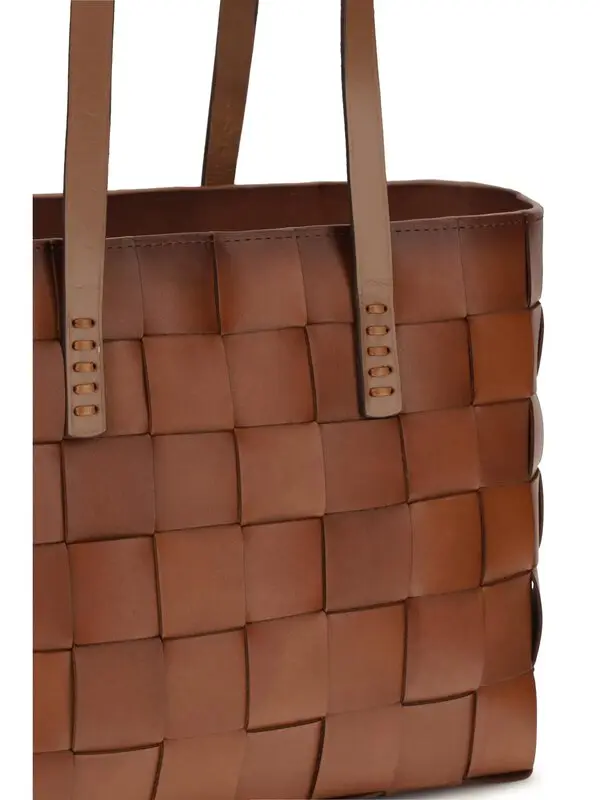 Dragon Diffusion Handwoven Leather Tote Bag