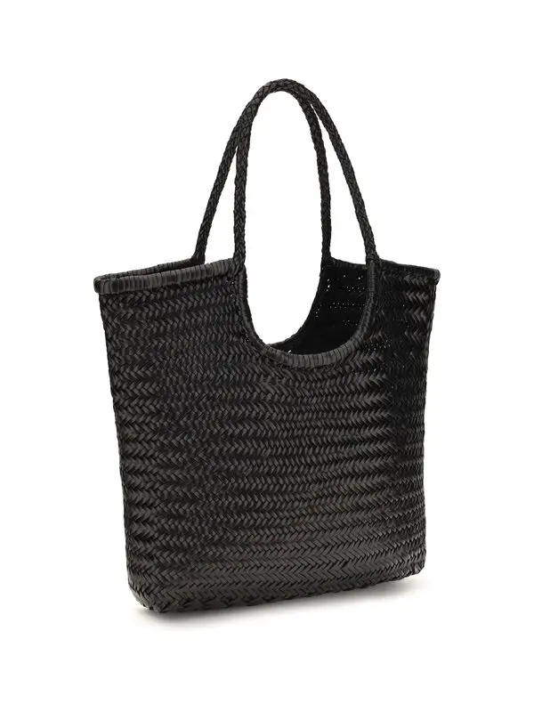 Dragon Diffusion Diagonal Triple Jump Tote Bag - Black