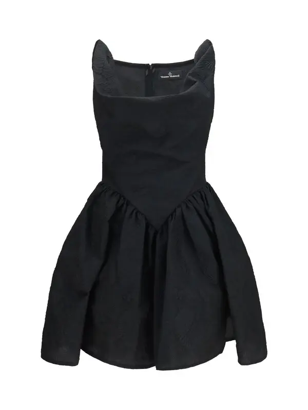 VIVIENNE WESTWOOD Cotton Mini Dress - Black