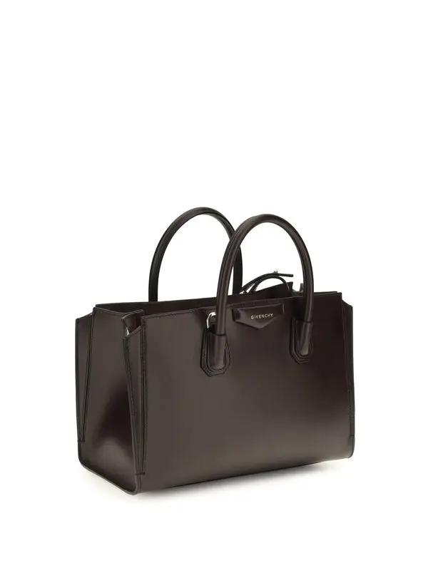 Givenchy Small Antigona Catchall Glossy Grained Leather Handbag